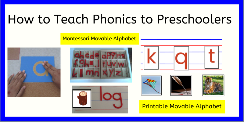 How to Teach Phonics to Preschoolers - MontessoriPulse