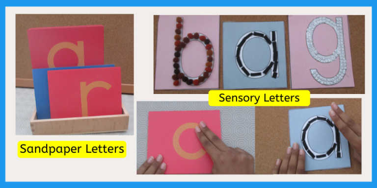 DIY Sandpaper Letters - Sensory Letters - Bumpy Letters - MontessoriPulse