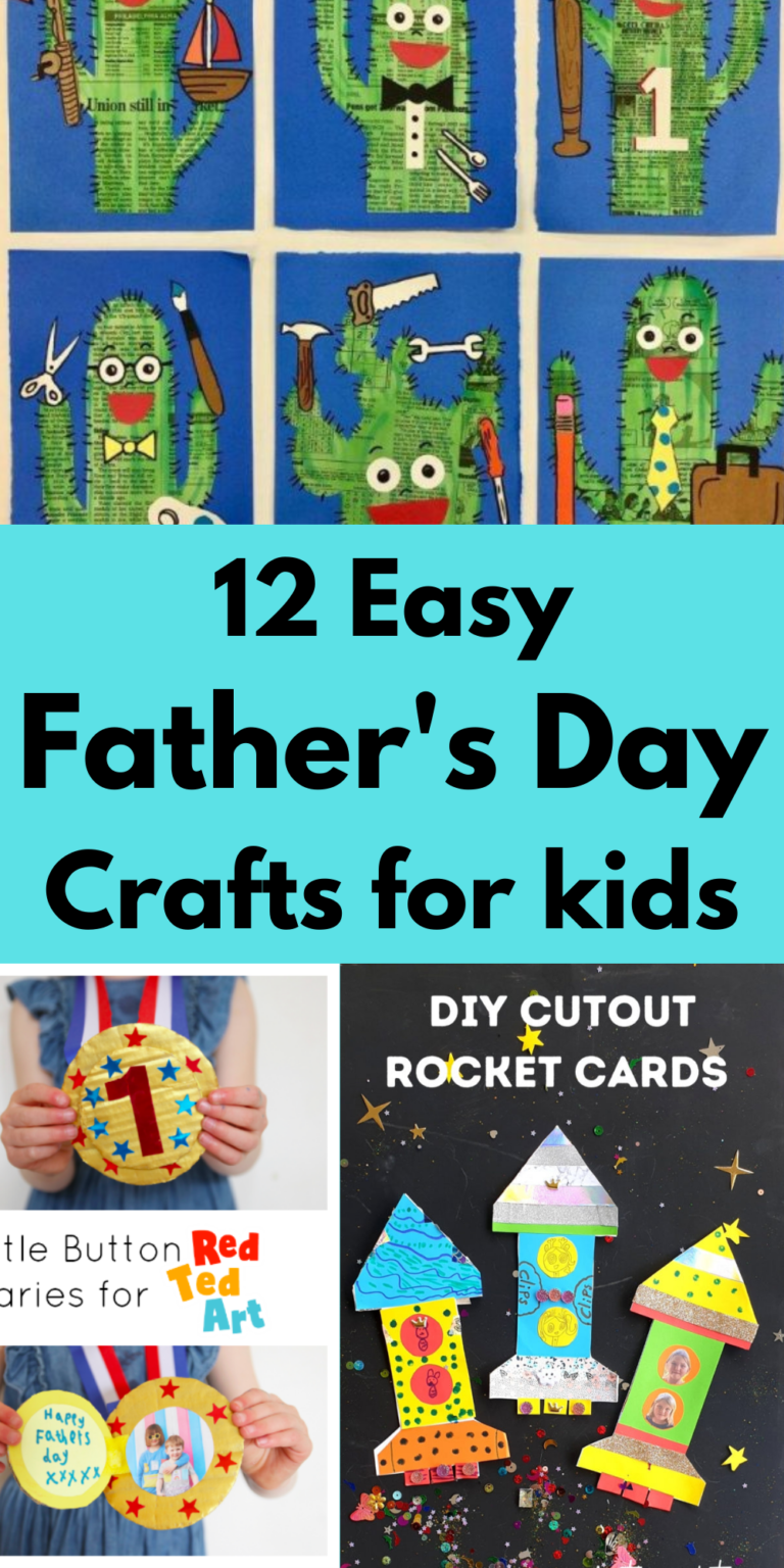 12 Easy Father's Day Crafts and Printables - MontessoriPulse