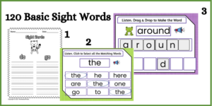 3 Easy Sight Words Activities For Distance Learning - MontessoriPulse