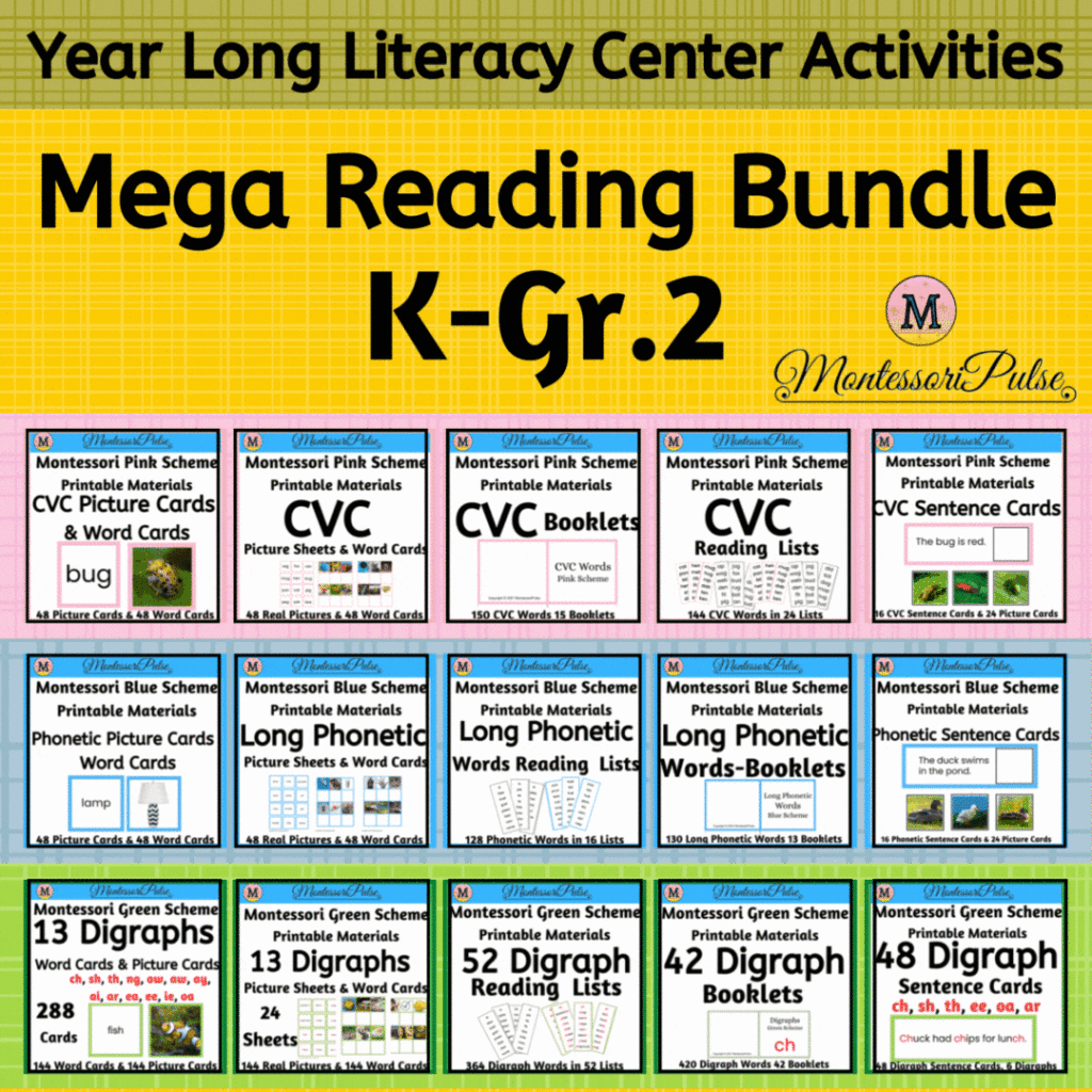 The Illustrated Guide to Montessori Phonetic Reading for Preschool ...